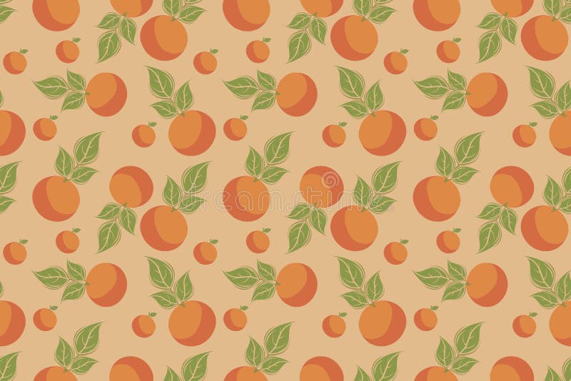 Citrus Fruit Pattern is Very Simple and Elegant Stock Image - Image of ...