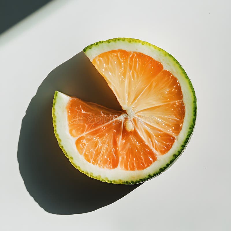 Citrus Fruit Slice stock illustration. Illustration of closeup - 374757019