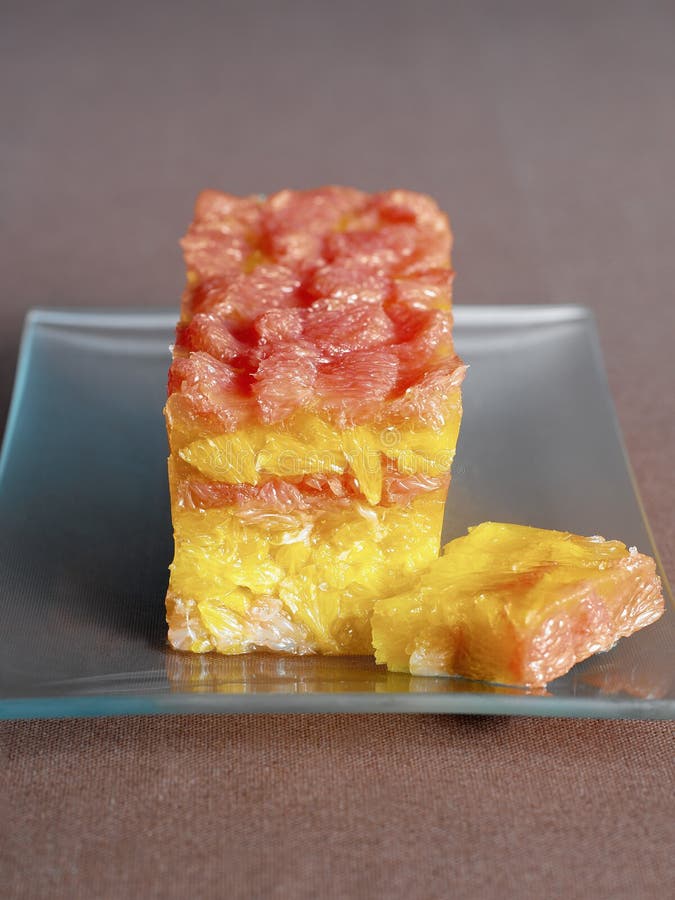 Citrus fruit terrine stock image. Image of citrus, focus - 23708205