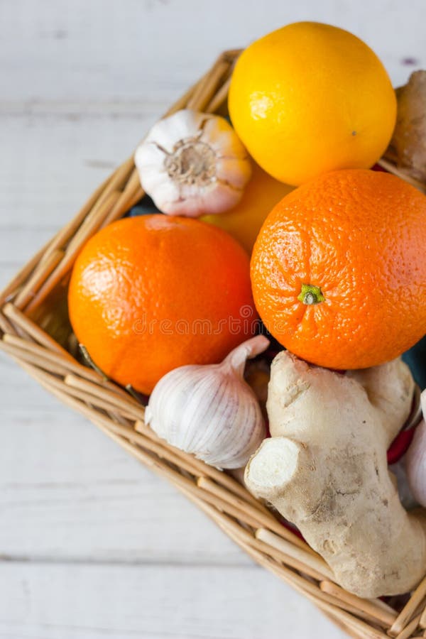 Fruits with garlic stock photo. Image of multicolor, close - 75563430
