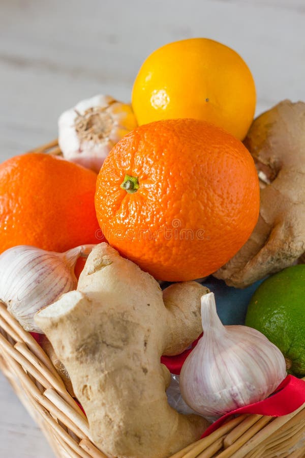 Fruits with garlic stock photo. Image of multicolor, close - 75563430