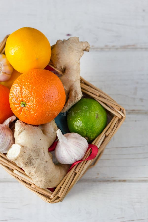 Fruits with garlic stock photo. Image of multicolor, close - 75563430