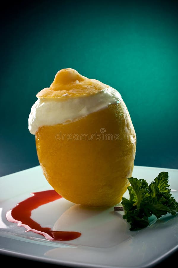 Citrus ice cream stock photo. Image of citrus, frozen - 14469622
