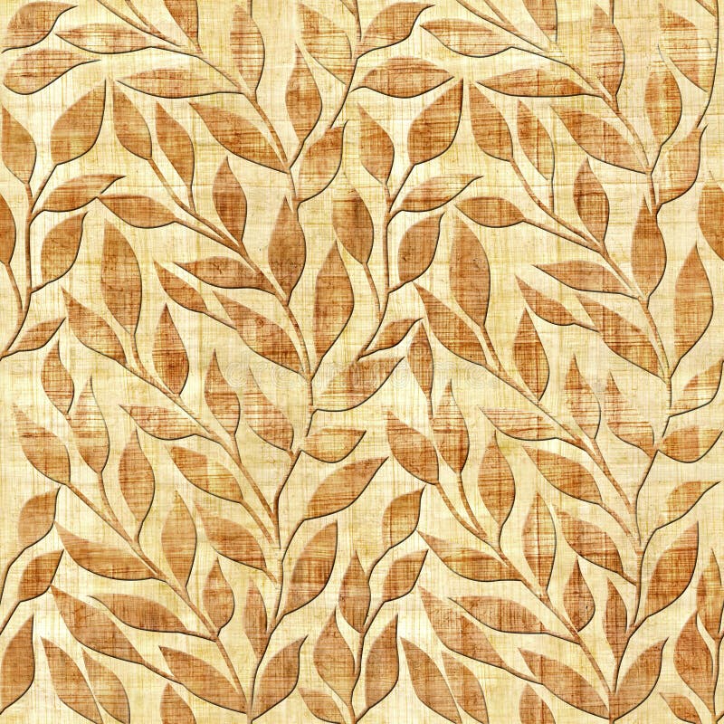 Papyrus Texture - Seamless Pattern - Puzzle Pattern Stock Illustration ...