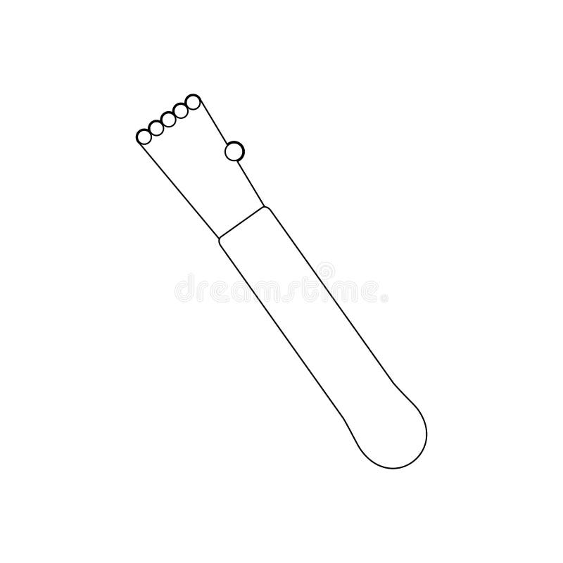 Citrus peeling knife stock vector. Illustration of vector - 121462226