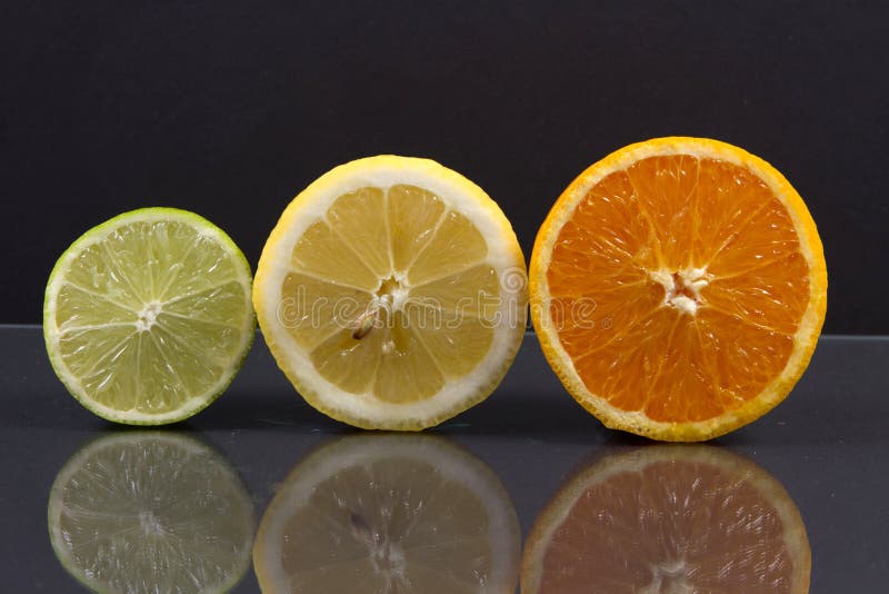 Citrus reflection stock image. Image of reflection, segments - 51932193