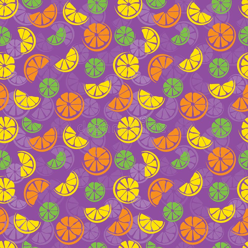 Citrus seamless pattern stock vector. Illustration of lime - 22429629