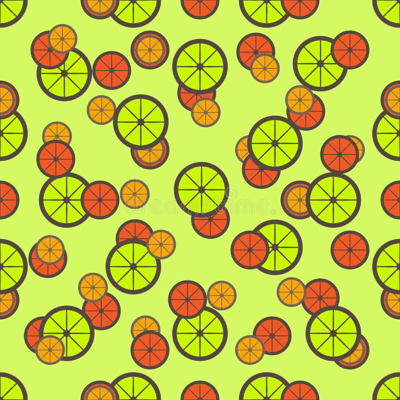 Citrus seamless pattern stock vector. Illustration of exotic - 102197114