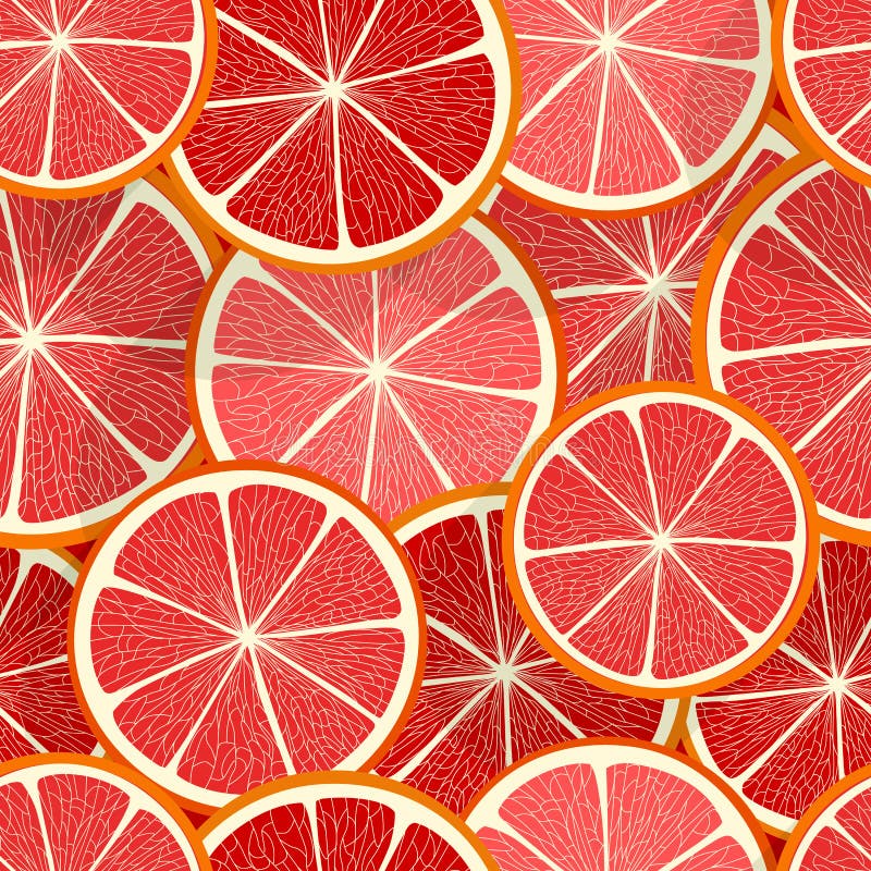 Citrus Seamless Vector Pattern Stock Vector - Illustration of concept ...