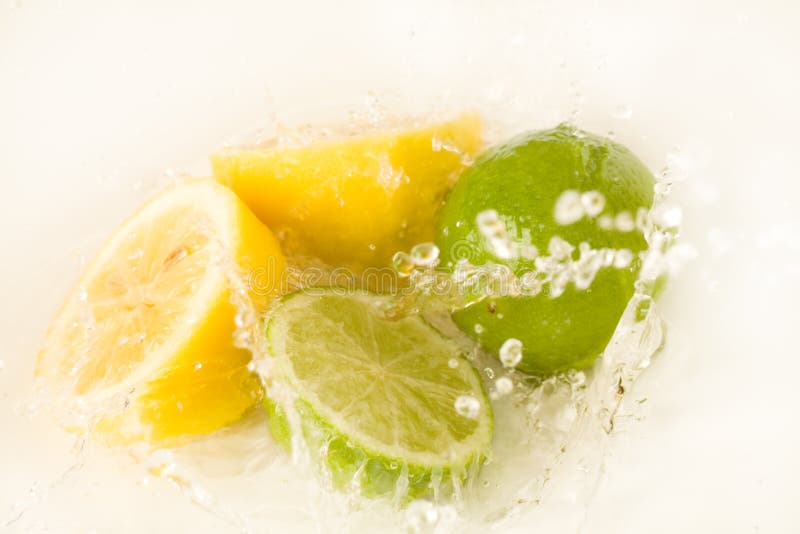 Citrus splash stock photo. Image of refreshing, slice - 7258292