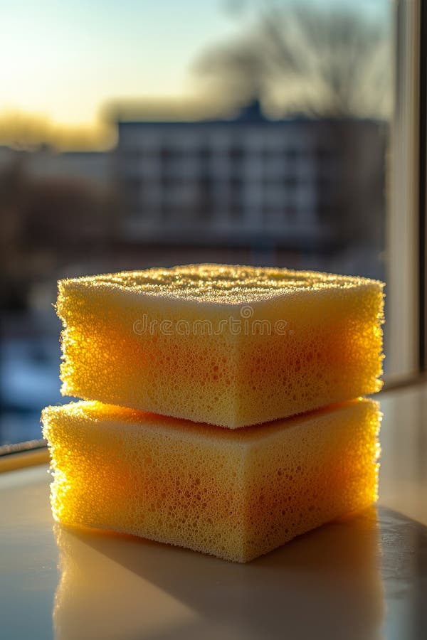 Citrus Sponge Cleaning Sunlight Stock Illustrations – 6 Citrus Sponge ...