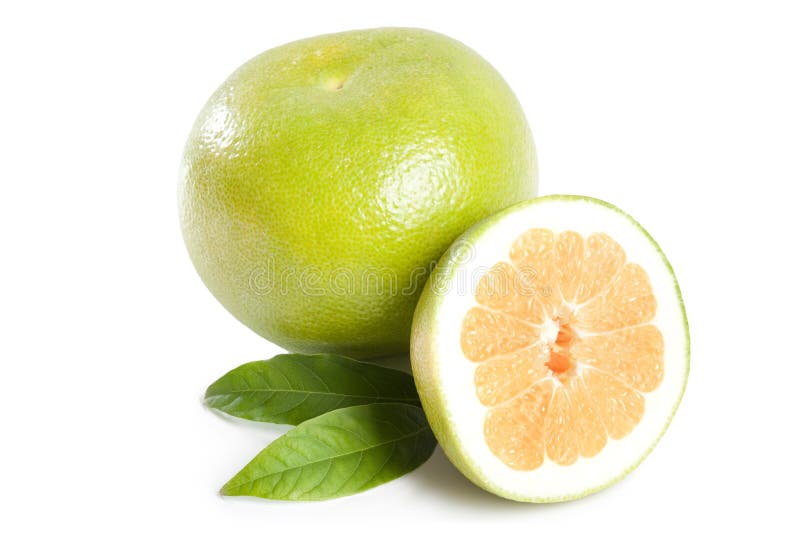 Citrus Sweety Fruit with Leaves Stock Image - Image of tropical ...