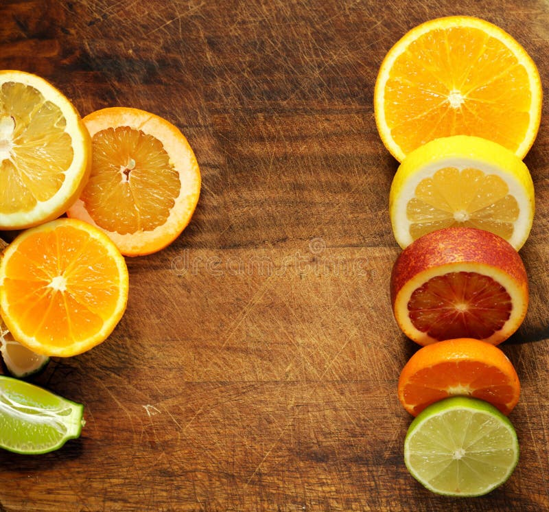 Citruses Assortment Orange, Lemon Stock Image - Image of food, tropical ...