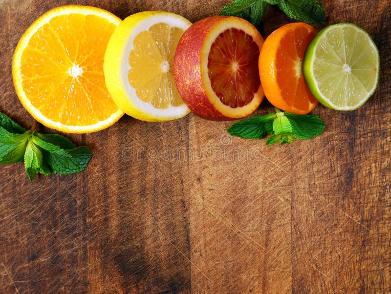 Citruses Assortment Orange, Lemon Stock Photo - Image of colorful ...