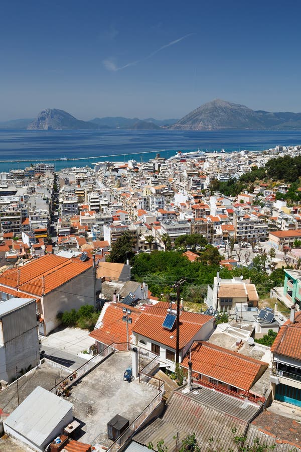 Castello Di Patrasso, Il Peloponneso, Grecia Immagine Stock - Immagine ...