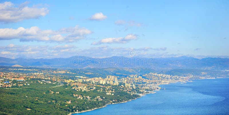 Ponte E Tunnel Autostradali a Rijeka, Croazia Fotografia Stock ...