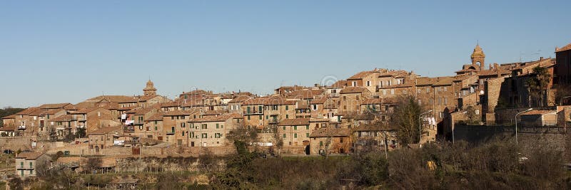 Citta Della Pieve Italy stock photo. Image of panoramic - 28482800