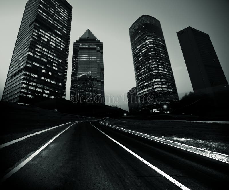 Ominous CityScape stock image. Image of gothic, district - 7143381