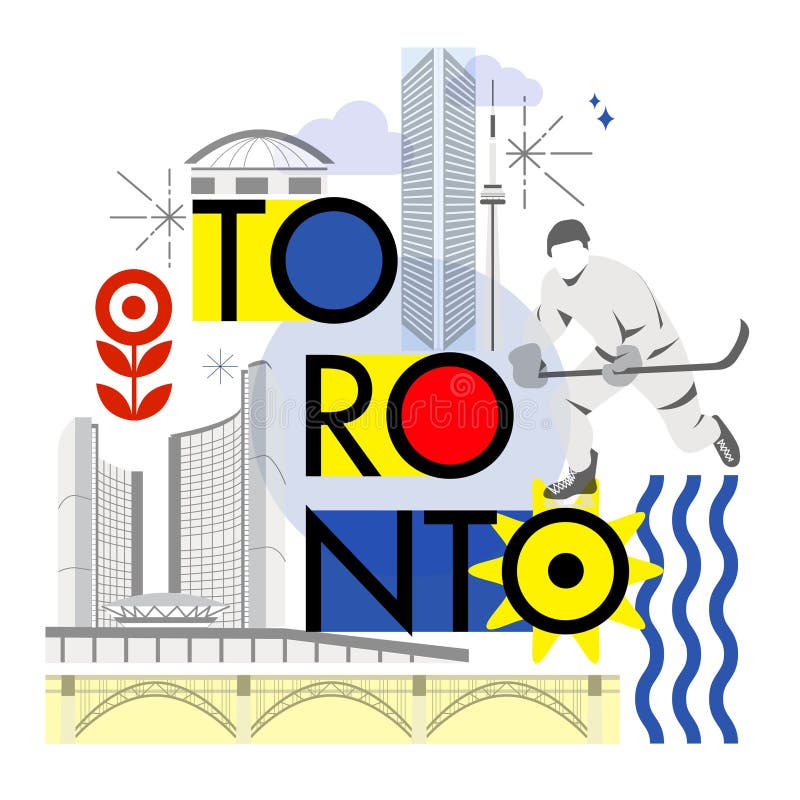 Cartoon Toronto City Skyline Stock Illustrations – 76 Cartoon Toronto ...