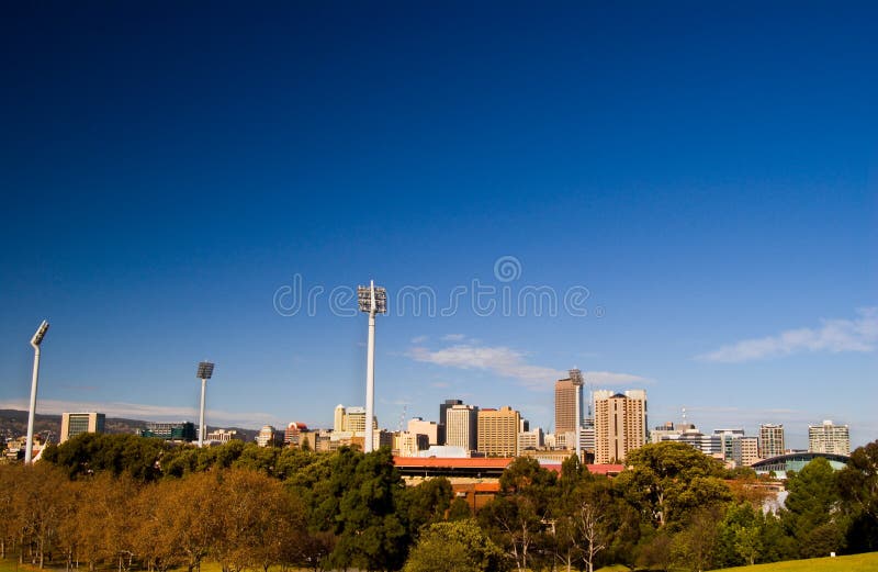 Adelaide Cityscape stock image. Image of cityscape, architecture - 940755