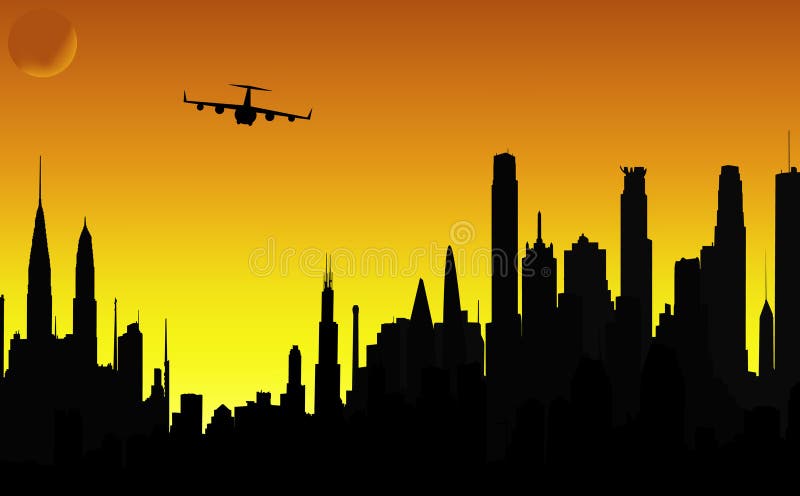 Airplane vector stock vector. Illustration of container - 5440076