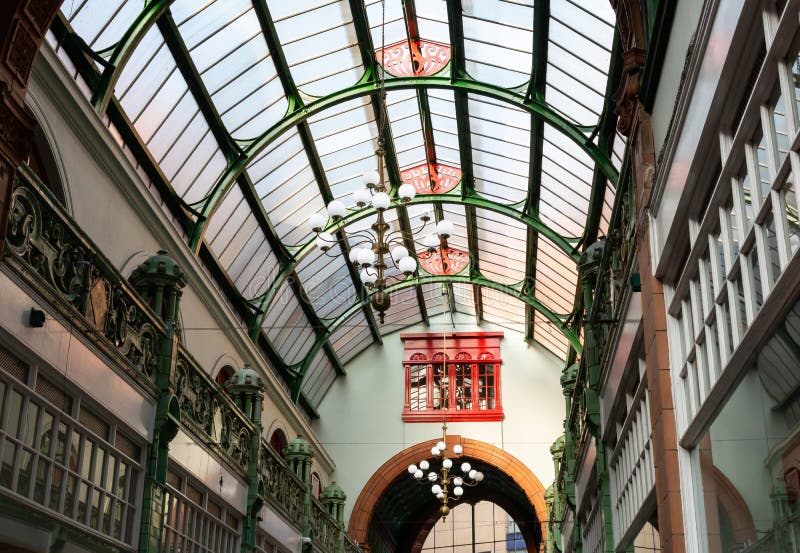 City arcade, Birmingham editorial stock image. Image of store - 132351999