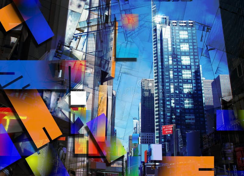 City Architecture Artwork stock illustration. Illustration of buildings ...