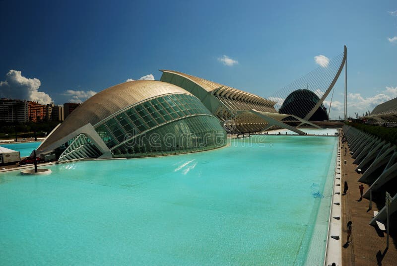 City of Arts and Science editorial photo. Image of geometry - 18219621