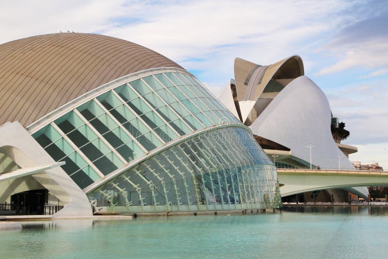 The City of Arts and Sciences, Valencia, Spain Editorial Image - Image ...
