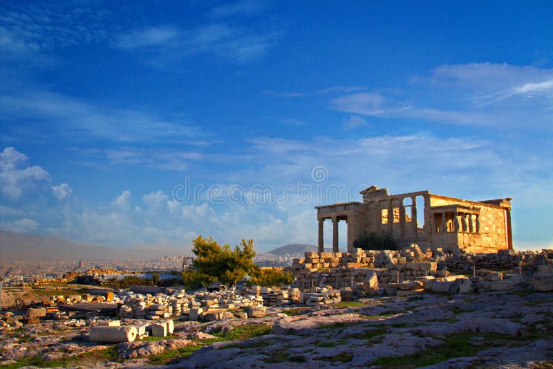 The city of Athens stock image. Image of greece, capital - 66423945