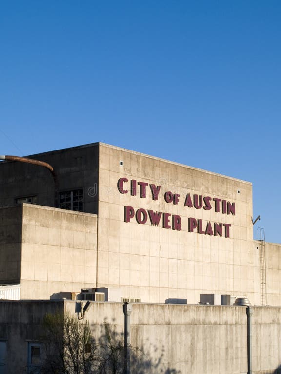 City of Austin Power Plant stock image. Image of plant - 4266893