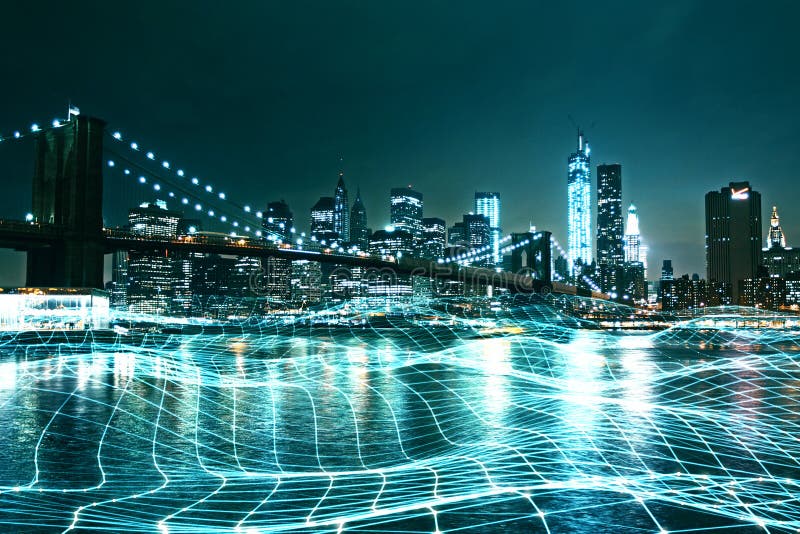 City backdrop with grid stock photo. Image of double - 139649766