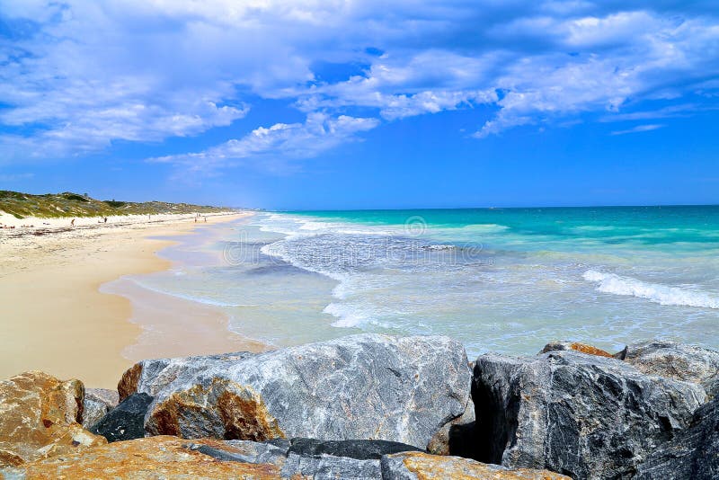 City Beach stock photo. Image of ocean, cottesloe, holiday - 65420372