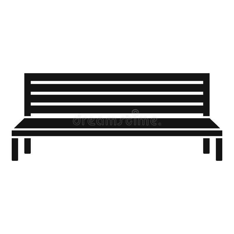 City Bench Icon, Simple Style Stock Vector - Illustration of decorative ...