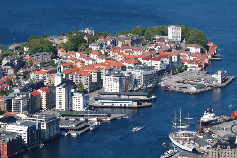 The City of Bergen, Norway stock image. Image of fjord - 11358503