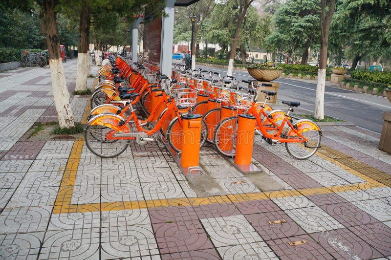 City Bicycle Riding in the Street Editorial Photography - Image of ...