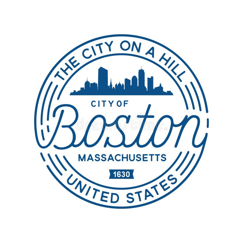 Boston Vector Design Template. Boston Massachusetts Logotype. Vector ...