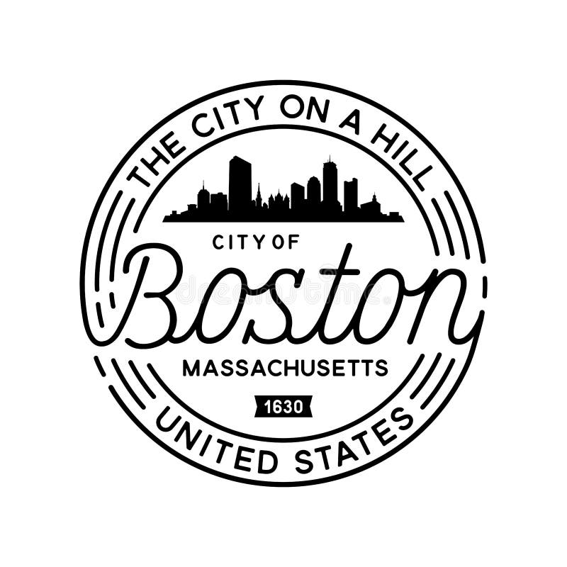 Boston Vector Design Template. Boston Massachusetts Logotype. Vector ...