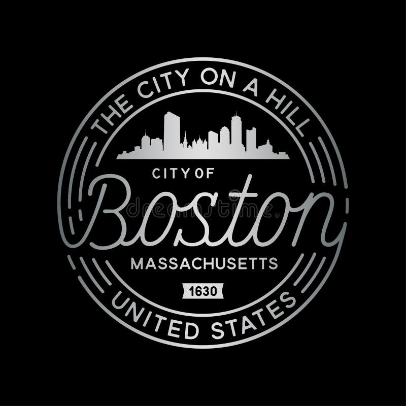 Boston Vector Design Template. Boston Massachusetts Logotype. Vector ...