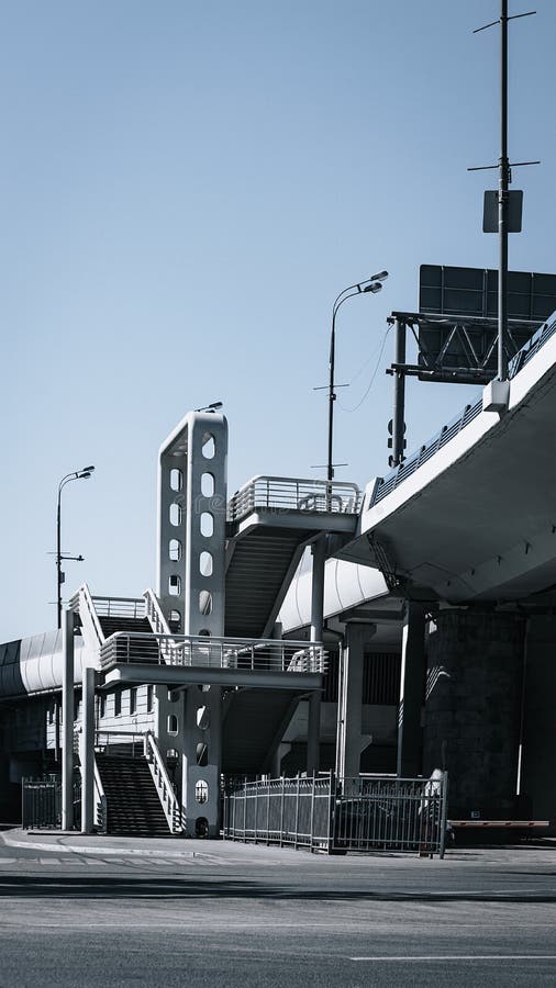 City Bridge. Background for Banner Design Stock Photo - Image of center ...