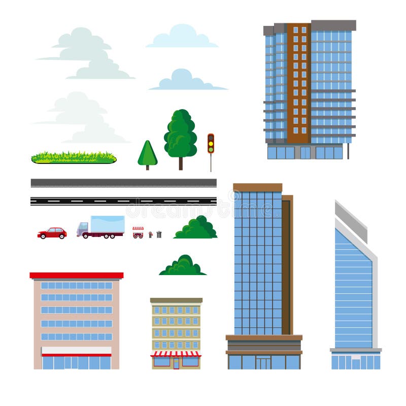City builder vector stock vector. Illustration of building - 91162395
