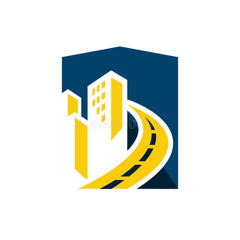 City Building Construction Logo Design Vector Icon Illustrations Stock ...