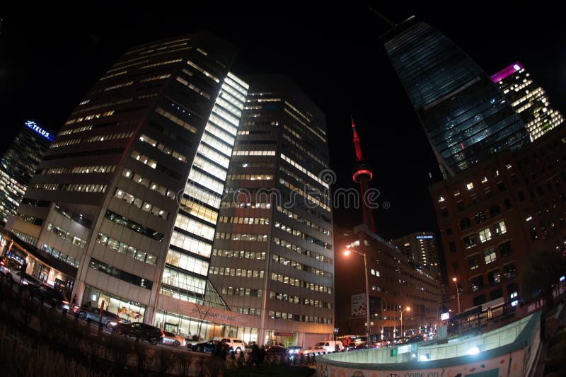 City Building Light (Toronto) Editorial Image - Image of city, tourism ...