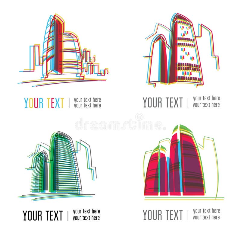 City building logos stock vector. Illustration of sample - 56894509