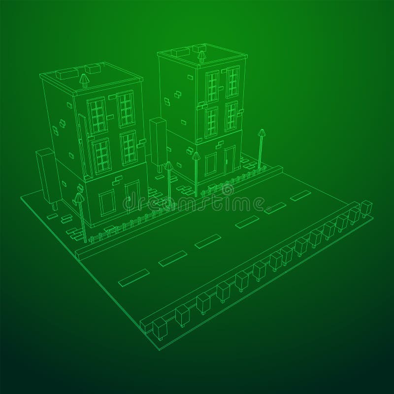 City Building Real Estate Concept Stock Vector - Illustration of ...