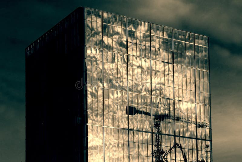 City building reflection stock photo. Image of urban - 39877710