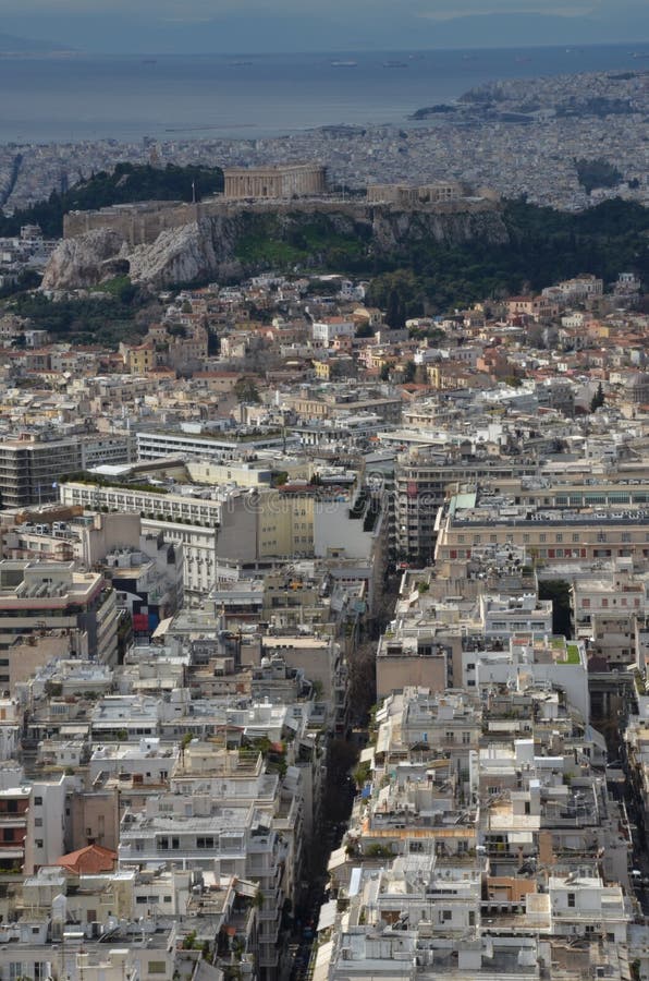 City Buildings in Athens stock image. Image of temple - 52090397