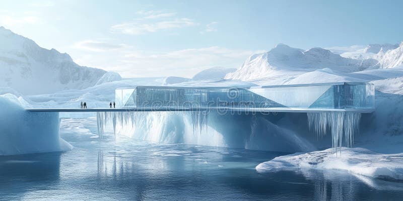 A City Built Inside a Massive Glacier for Unique Ice Architecture and ...