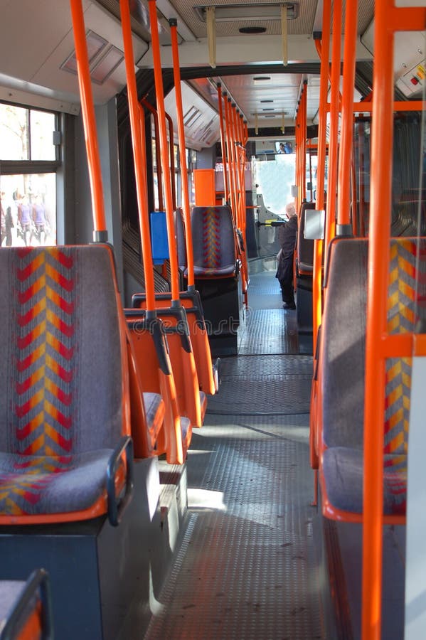 Israeli Bus Winter Morning stock image. Image of group - 29874301