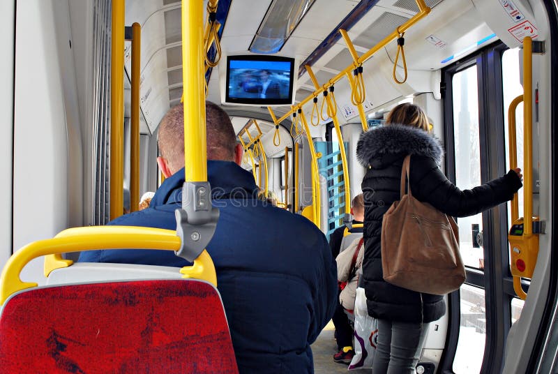 City bus editorial image. Image of compartment, europe - 93156375